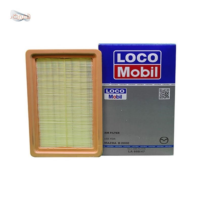 هایپرکار | مشخصات، قیمت و خرید فیلتر هوا LOCO MOBIL کاغذی (دور PU پلی ...