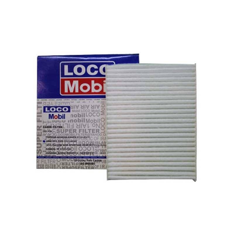 فیلتر کابین LOCO MOBIL توری دار مناسب خودرو هیوندا سانتافه3500 | هایپرکار